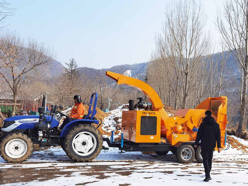 12 Inch Wood Chipper - Drum Wood Chipper Machine